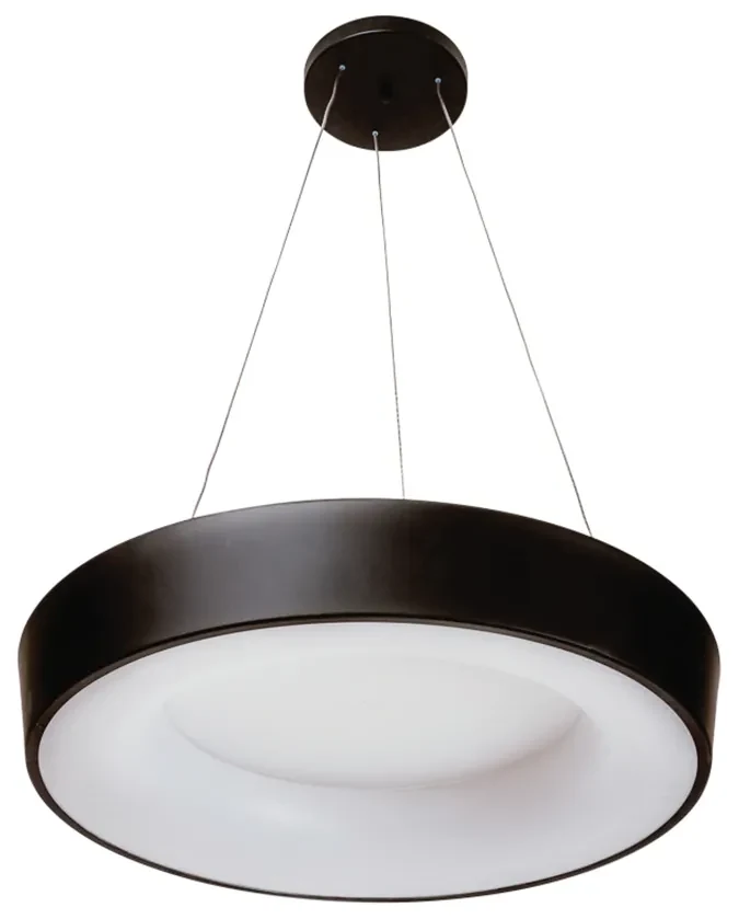 Pendente Dândi Ø53X09Cm Led 30,5W Bivolt / Redondo Base Fechada | Usin ...